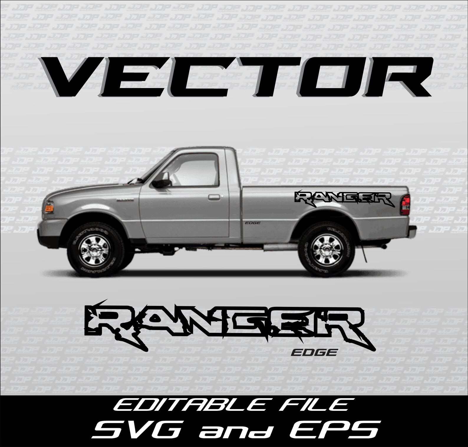 Ford Ranger Vector 3 Designs SVG EPS - Etsy