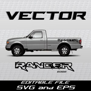 Ford Ranger Vector 3 Designs SVG EPS - Etsy
