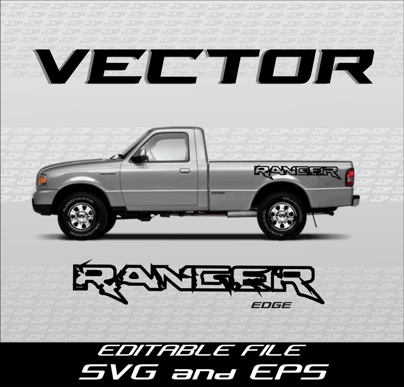 Ford Ranger Vector 3 Designs SVG EPS - Etsy