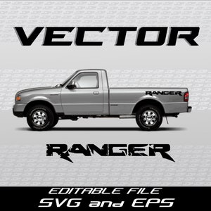 Ford Ranger Vector 3 Designs SVG EPS - Etsy