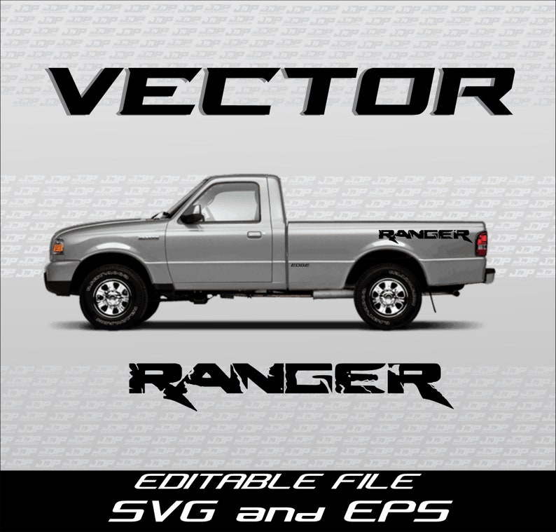 Ford Ranger Vector 3 Designs SVG EPS - Etsy