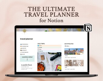 Notion Template the Bucket List Notion Dashboard Planner - Etsy