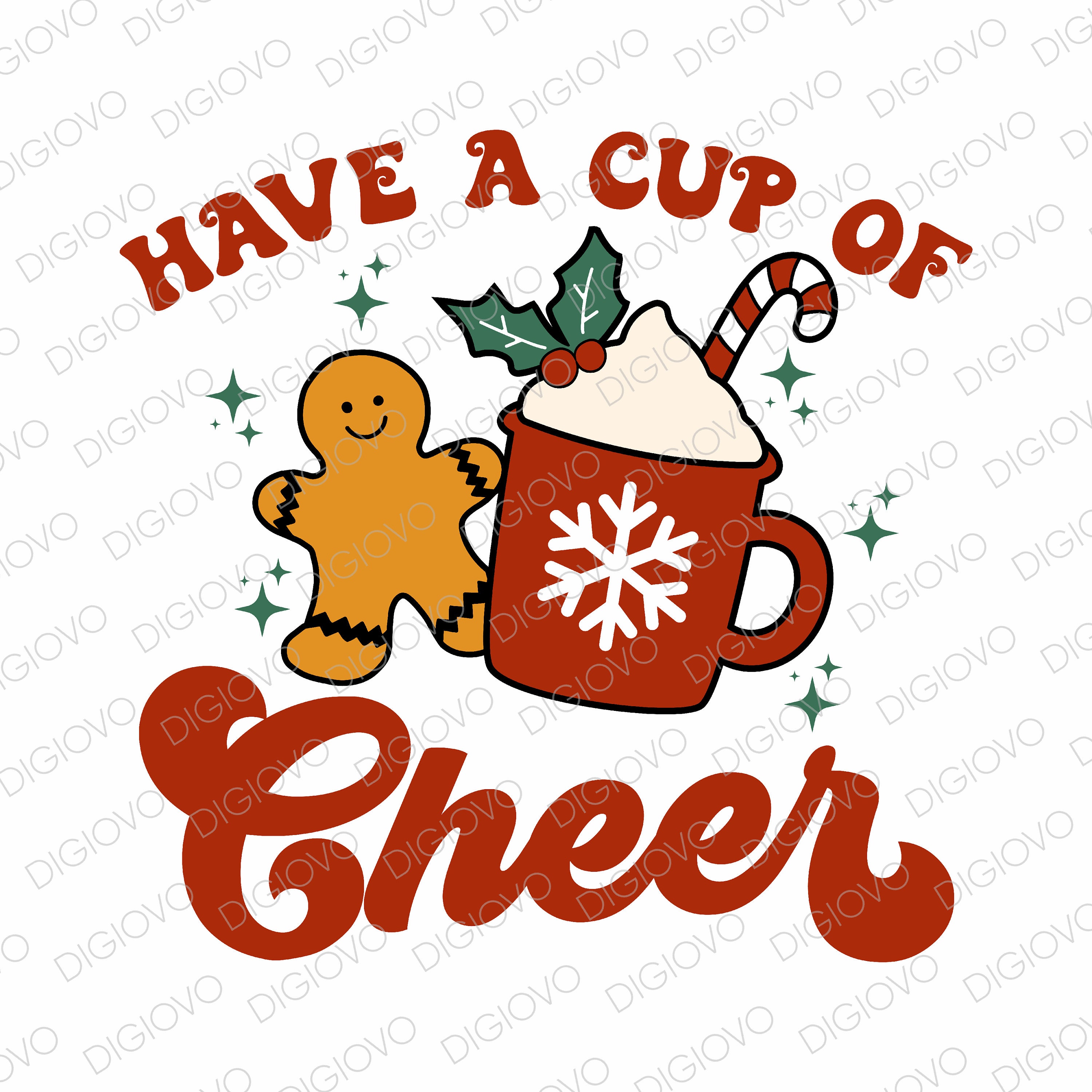 Have a Cup of Cheer SVG, Holiday SVG, Cup of Cheer PNG, Digital ...