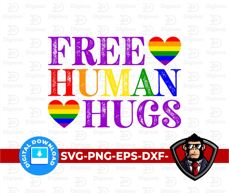 Free Human Hugs Pride Png, Equality Svg, Human Rights Svg, Equality ...