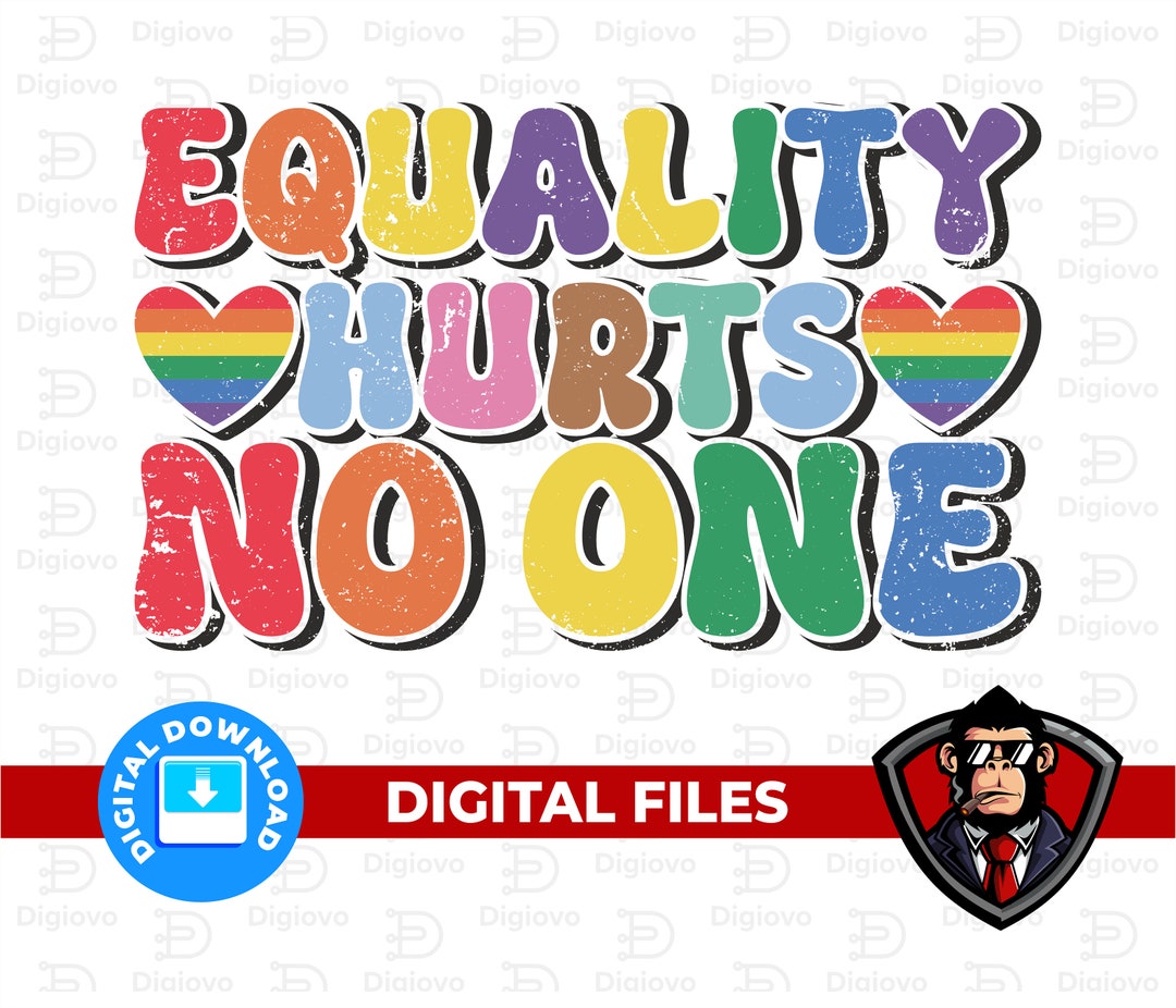 Equality Hurts No One Svg, Equality Svg, Human Rights Svg, Equality ...