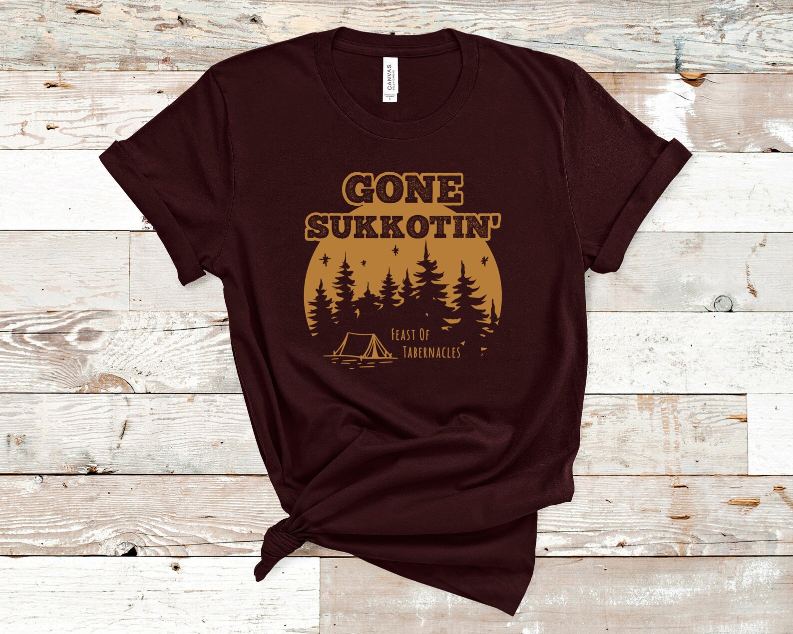 Sukkot T-shirt: Gone Sukkotin', Torah Shirt, Feast Day Shirt, Shabbat ...