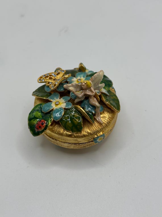 Vintage Kirks Folly Forget me not box - Gem