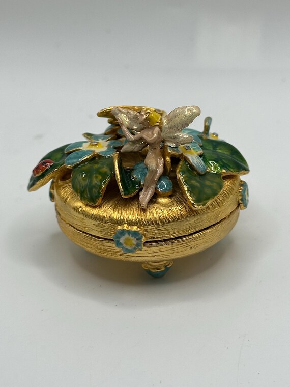 Vintage Kirks Folly Forget me not box - Gem