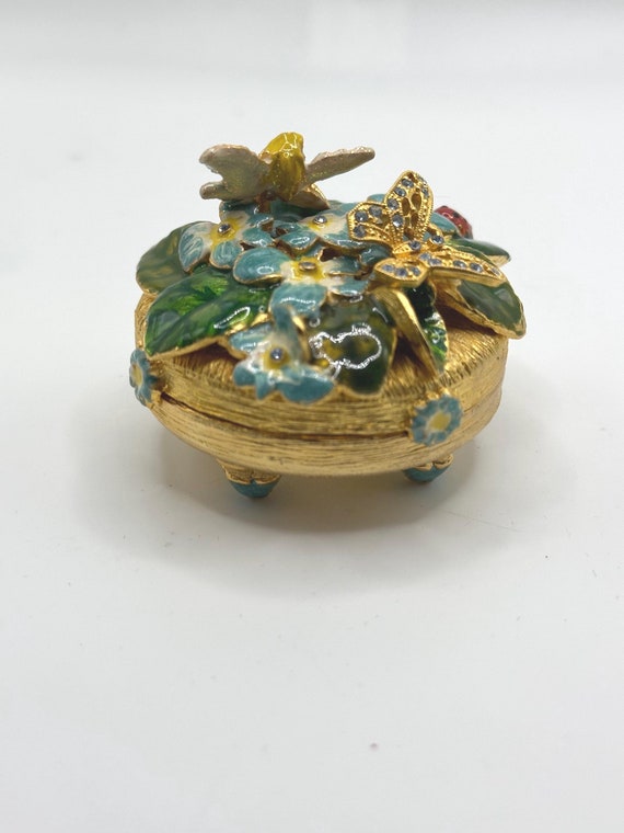 Vintage Kirks Folly Forget me not box - Gem