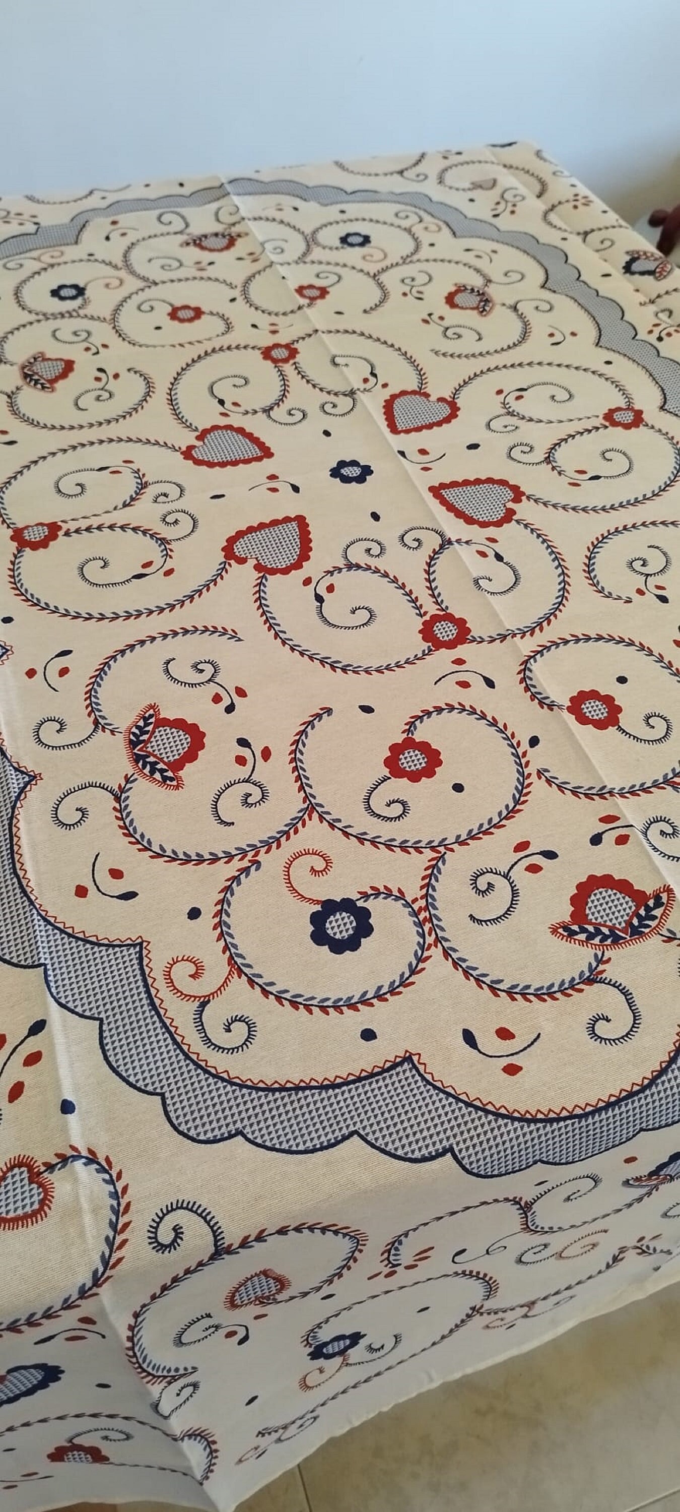 Portuguese Table Cloth Traditional Different Design 150x200, Colourful ...