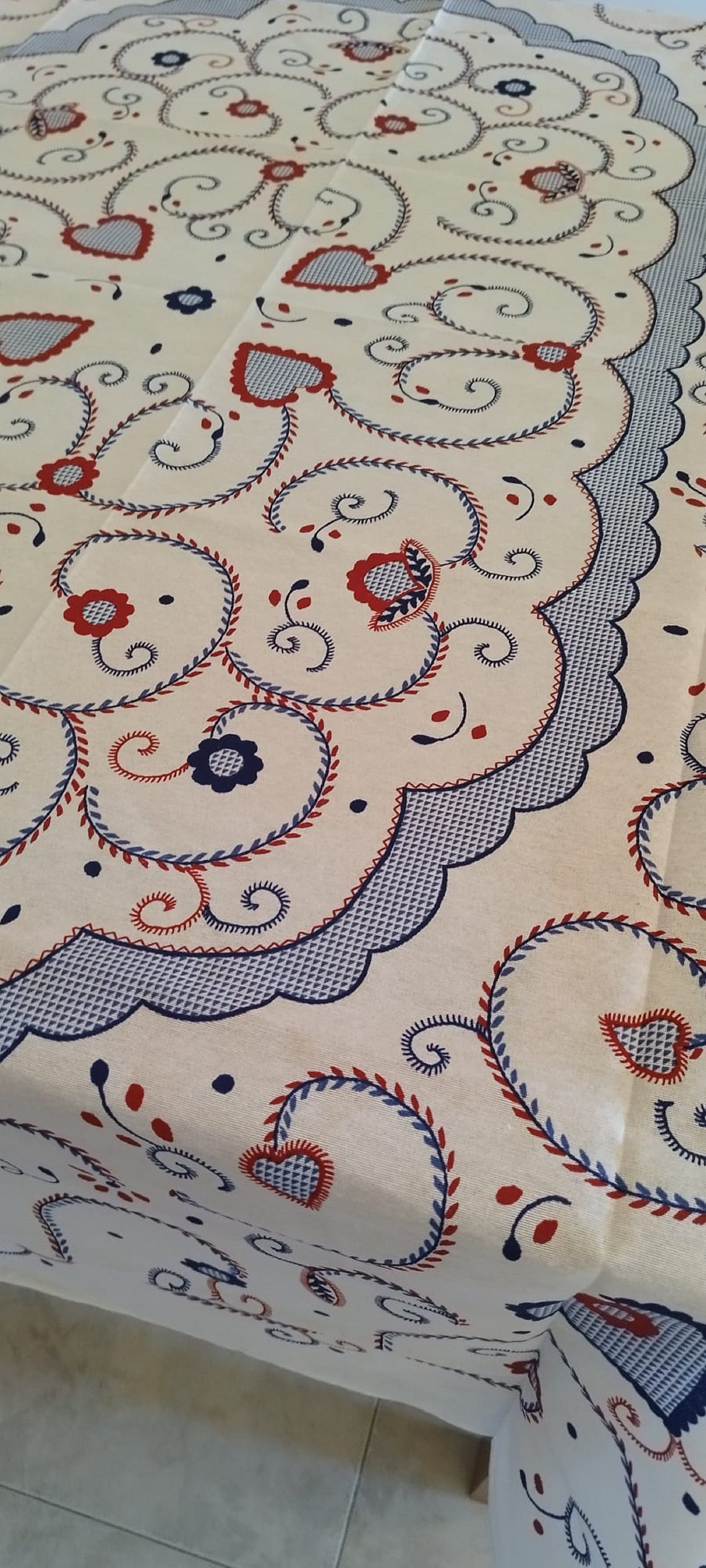 Portuguese Table Cloth Traditional Different Design 150x200, Colourful ...