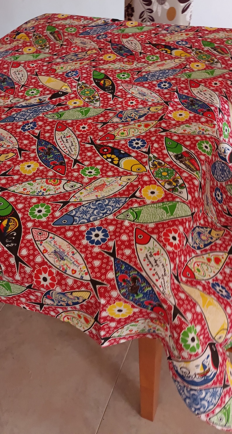 Portuguese Table Cloth Traditional Different Design 150x200, Colourful ...
