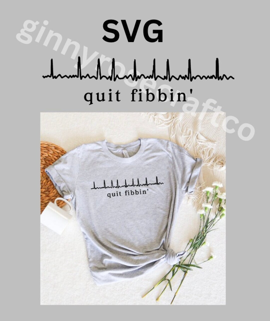 Quit Fibbin' SVG - Etsy