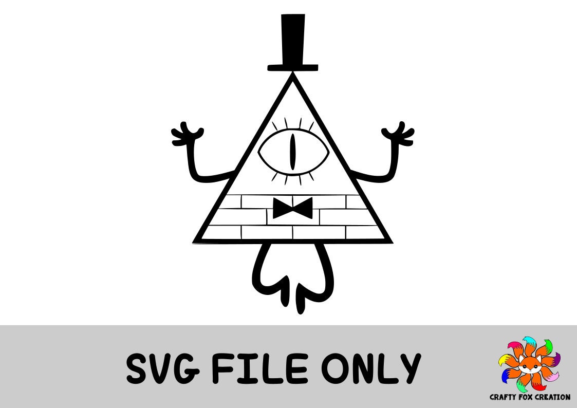 Gravity Falls Bill SVG - Etsy Finland