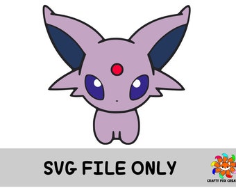 Espeon and Umbreon SVG & PNG, Pokemon SVG Cricut Cut File - Etsy