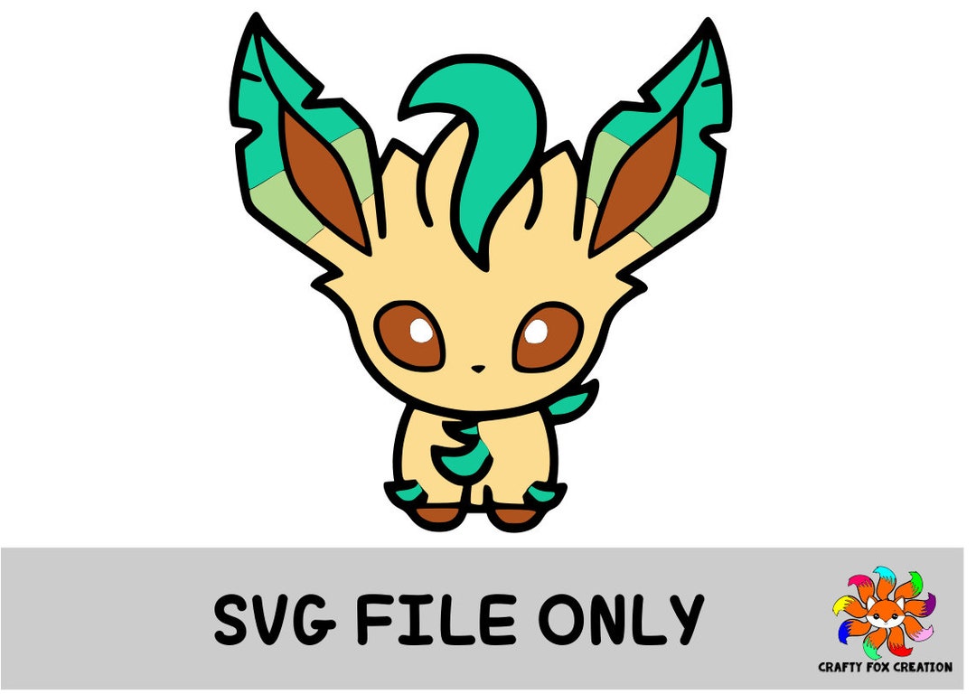 Leafeon SVG - Etsy
