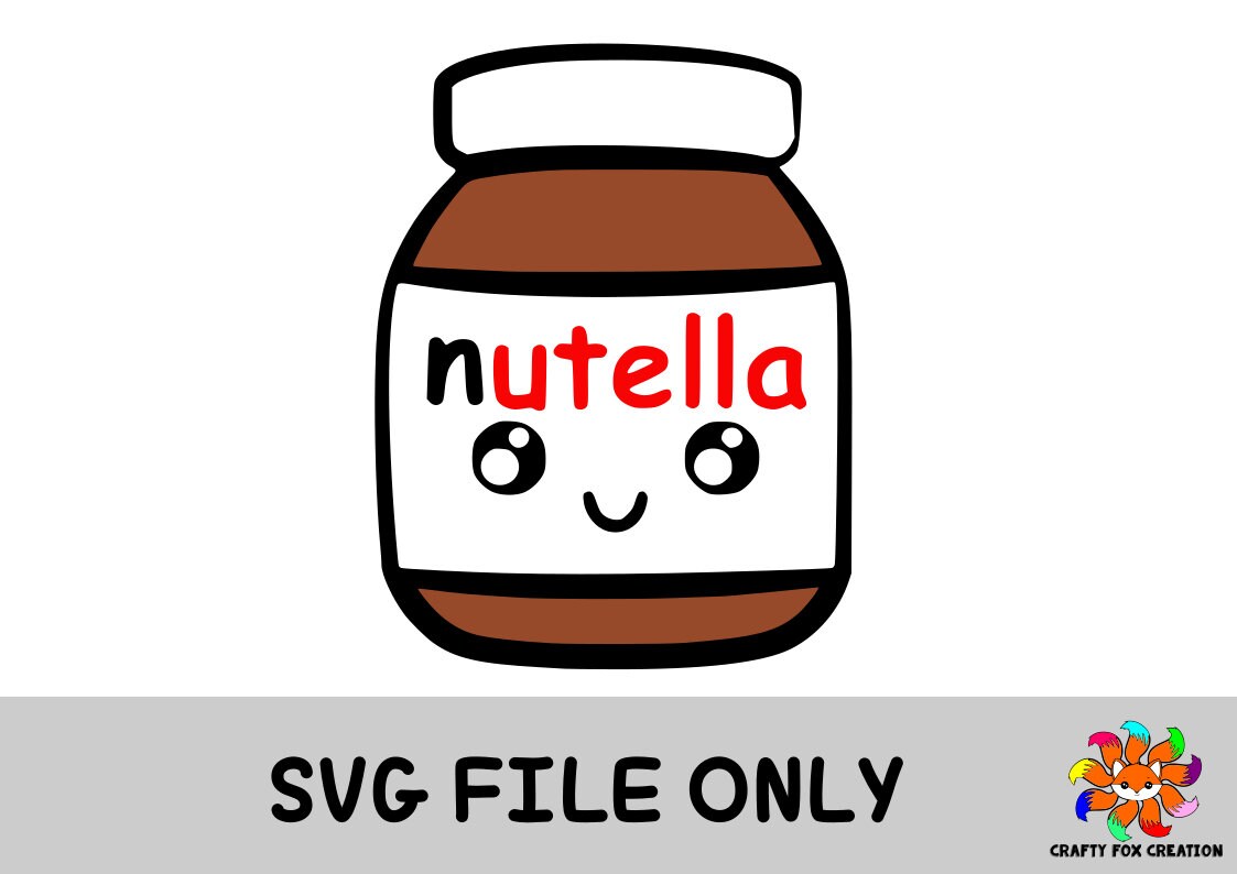 Nutella SVG - Etsy