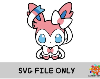 Sylveon Svg - Etsy