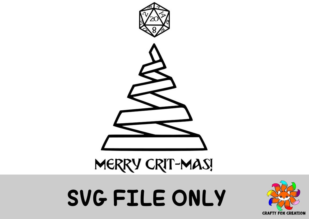 Merry Crit-mas SVG - Etsy