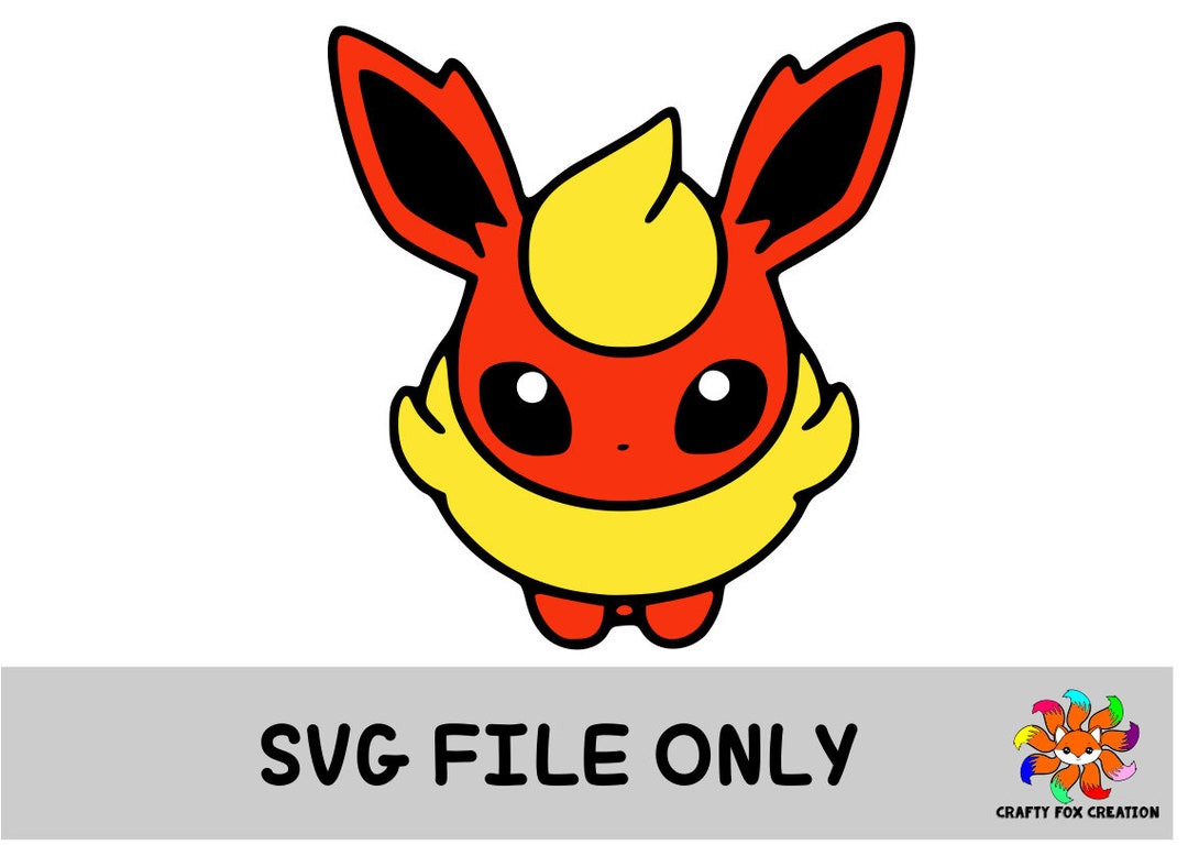 Flareon SVG - Etsy UK