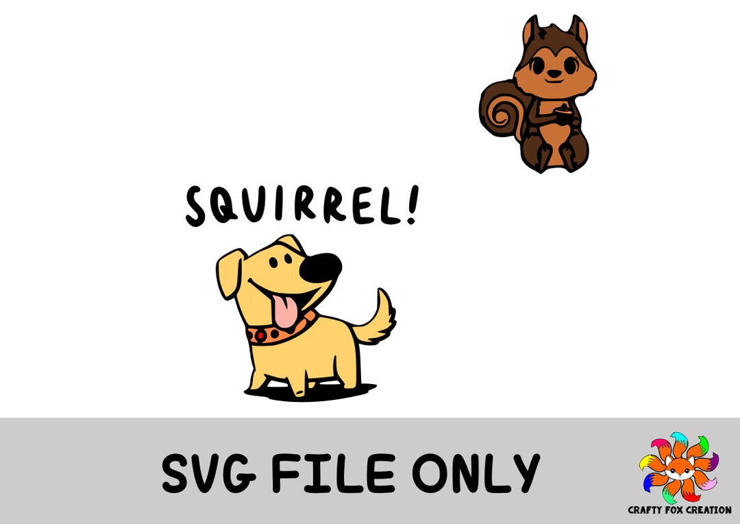 Doug Squirrel SVG - Etsy