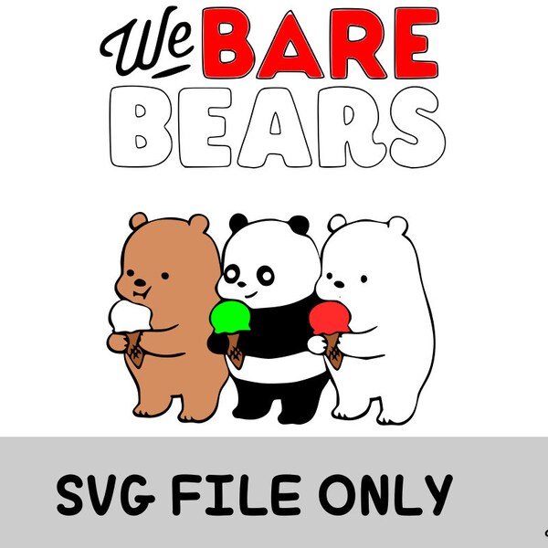 We Bare Bears - Etsy