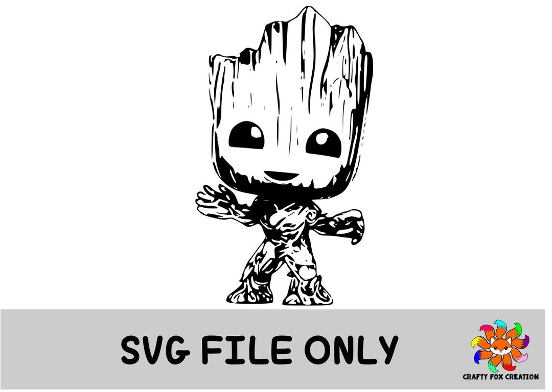 Baby Groot SVG - Etsy UK