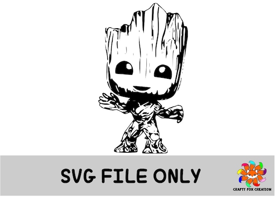 Baby Groot SVG - Etsy