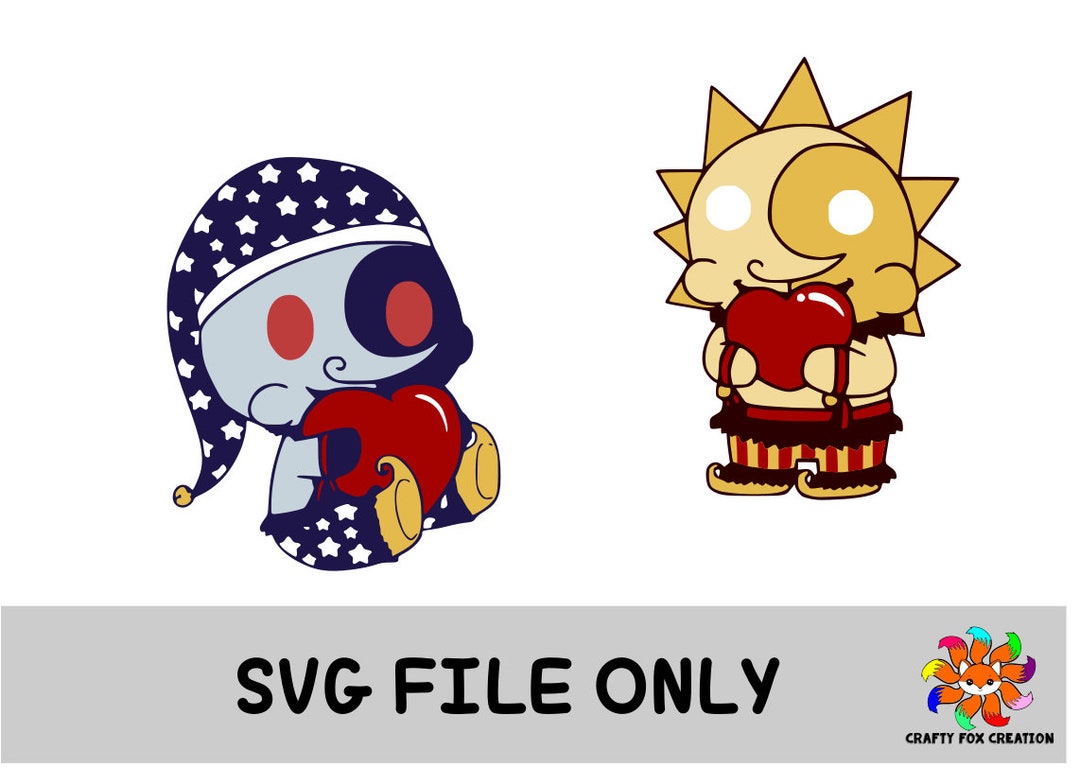 FNAF Sundrop and Moondrop SVG - Etsy Canada