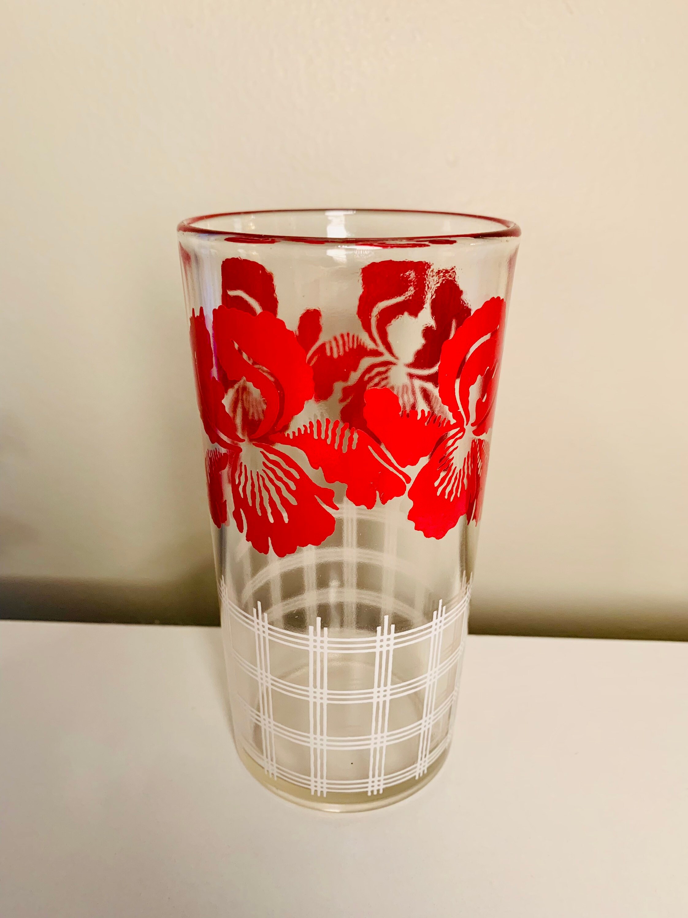 Midcentury Water Glasses, Sold Individuallyvarious Patterns and Designs ...