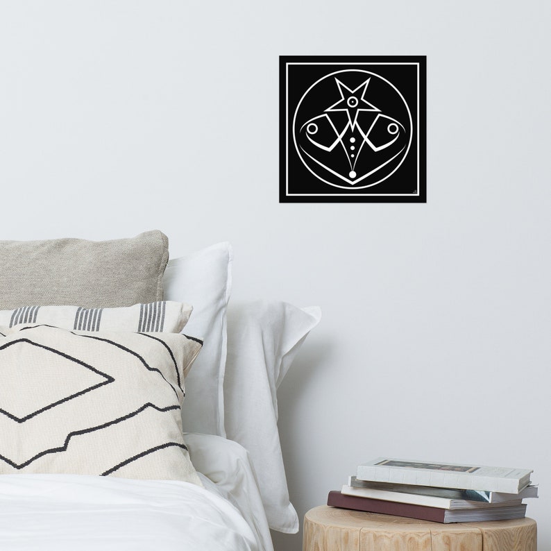 Sigil MAGICK MAN Poster Art Positive Affirmation Manifest Dreams and ...