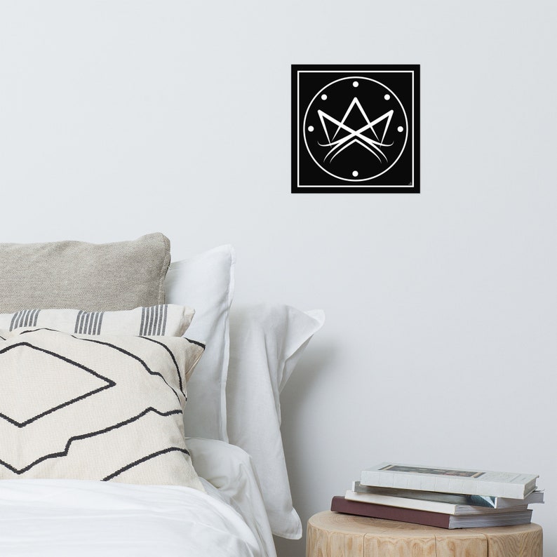Sigil EXISTENTIAL KNOWLEDGE Poster Wall Art to Manifest Positivity in ...