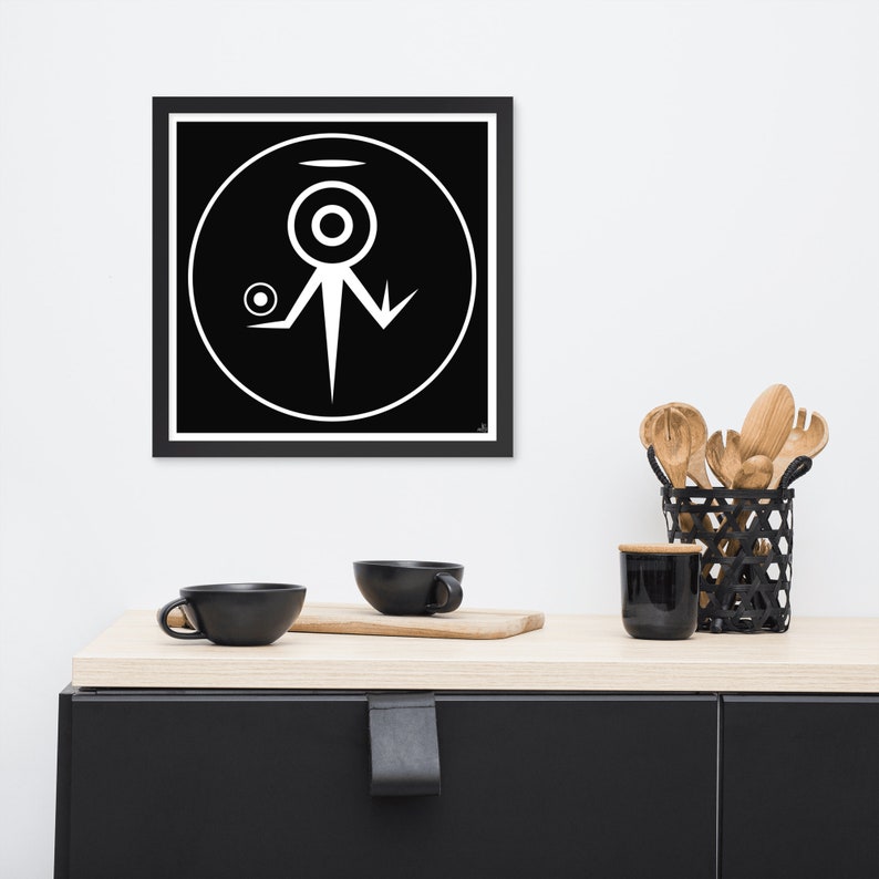 INFINITE POWER Sigil Framed Poster Positive Affirmation Symbol Wisdom ...