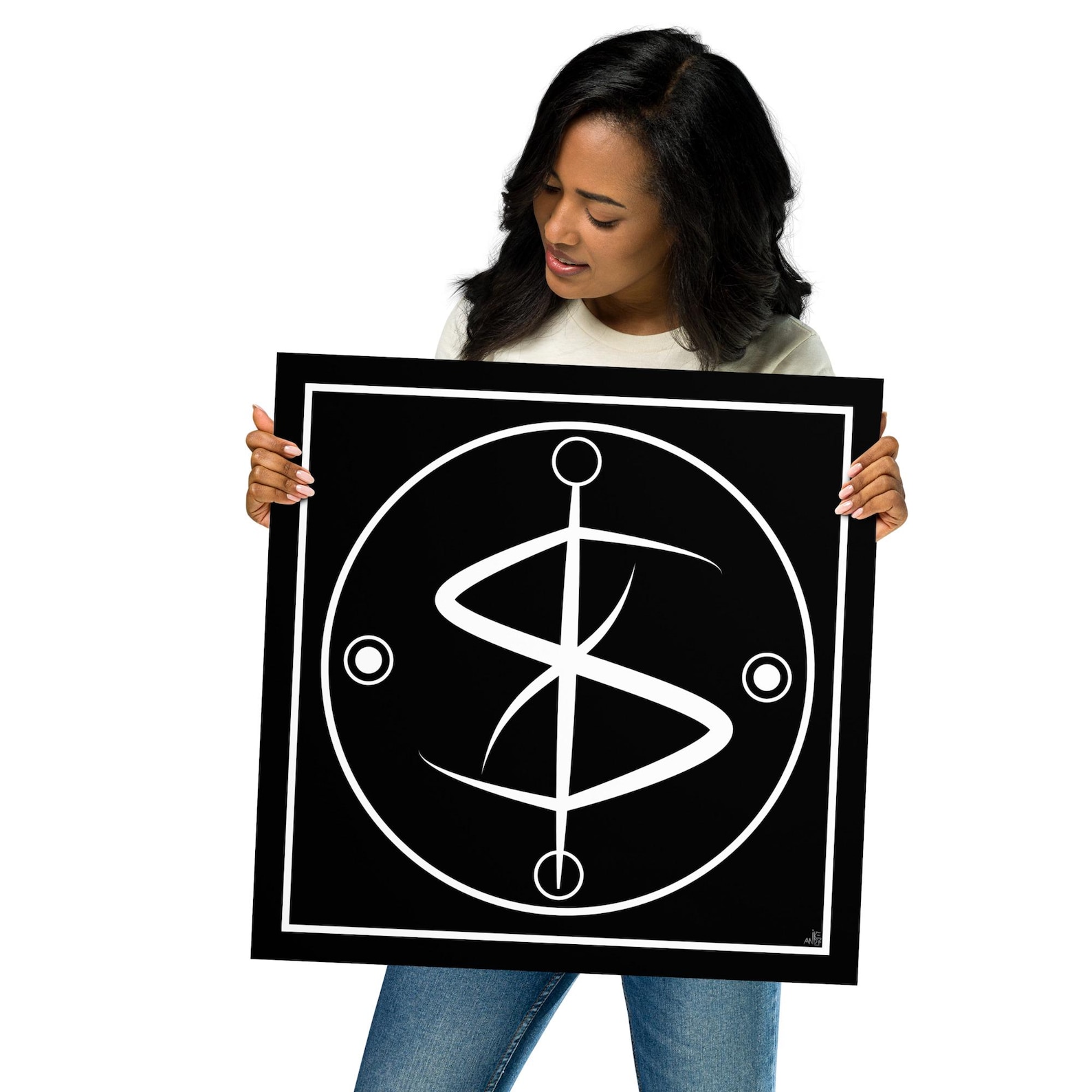 ENDLESS PROSPERITY Sigil on Luster Photo Paper Poster Manifestation ...