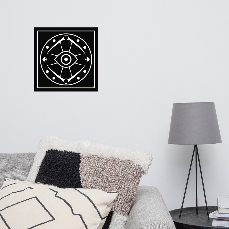 ANSWER WITHIN Sigil Matte Poster All Seeing Eye Inner Wisdom Ultimate ...