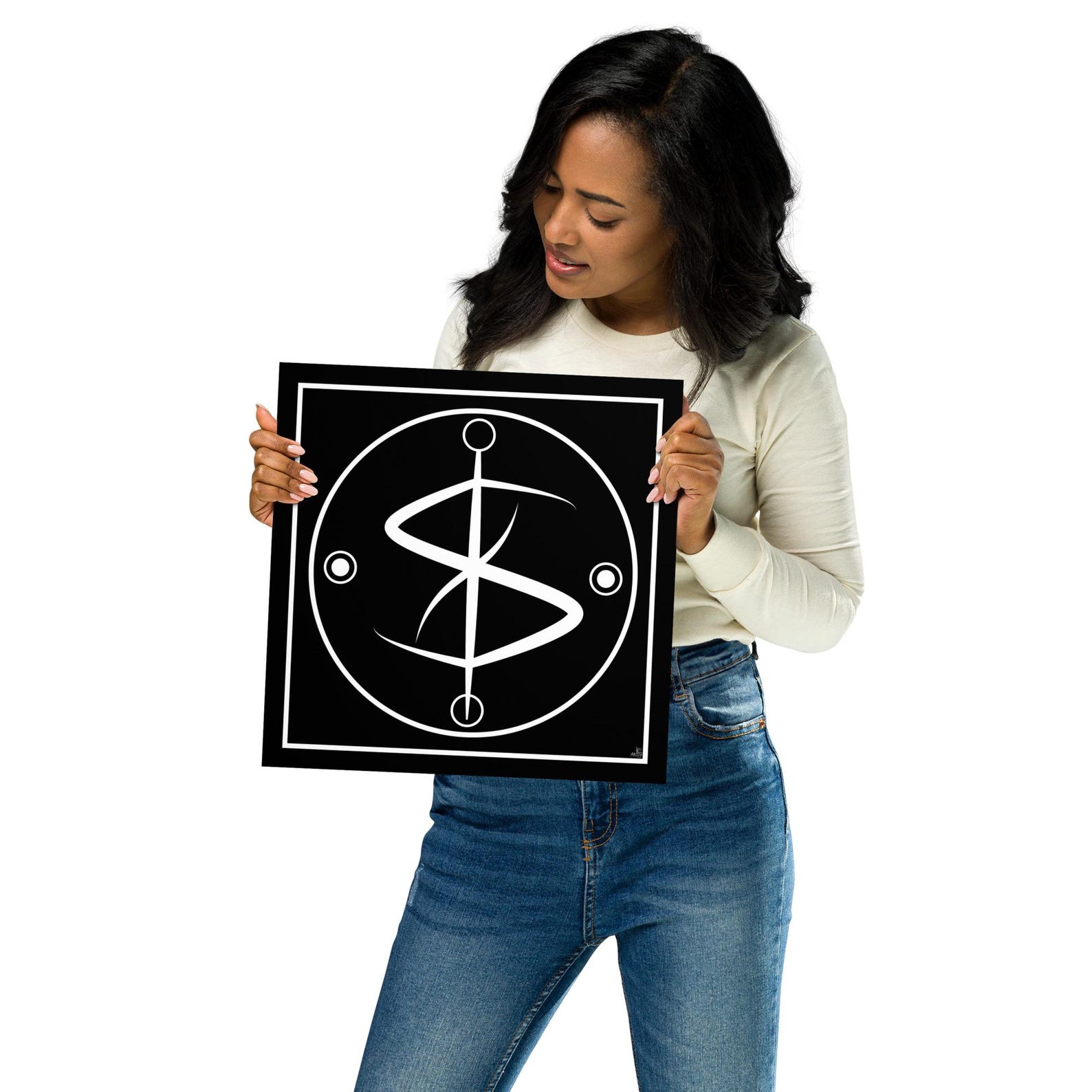 ENDLESS PROSPERITY Sigil on Luster Photo Paper Poster Manifestation ...