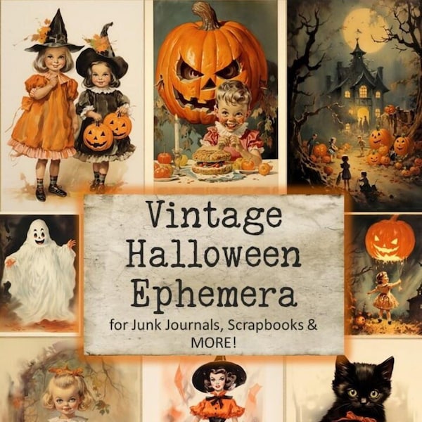 Halloween Ephemera - Etsy