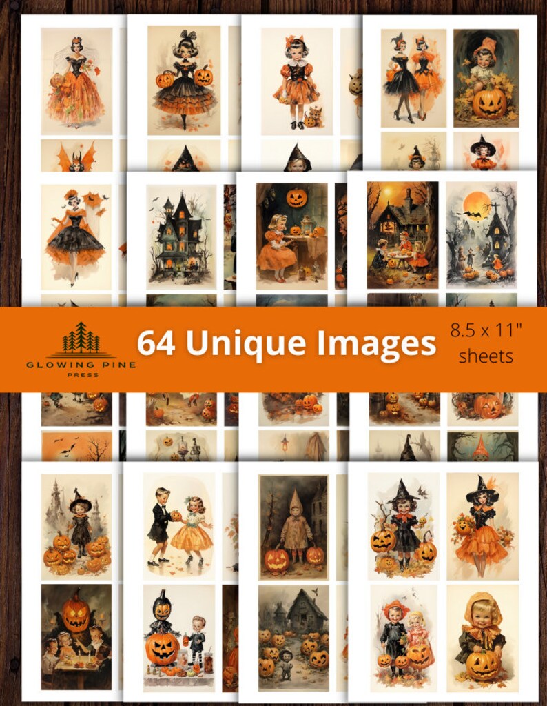 Vintage Halloween Ephemera, Vol. 2 for Junk Journals, Scrapbooks and ...