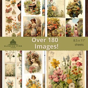 Vintage Garden Ephemera for Junk Journals, Scrapbooks + More! Over 180 ...