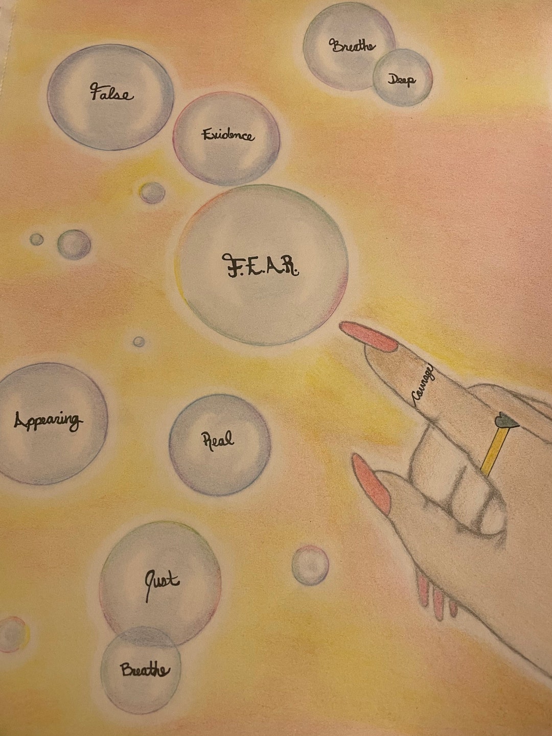 Custom Drawing | Be Fearless | Intuitive Art | Hand Drawn by @northstar ...