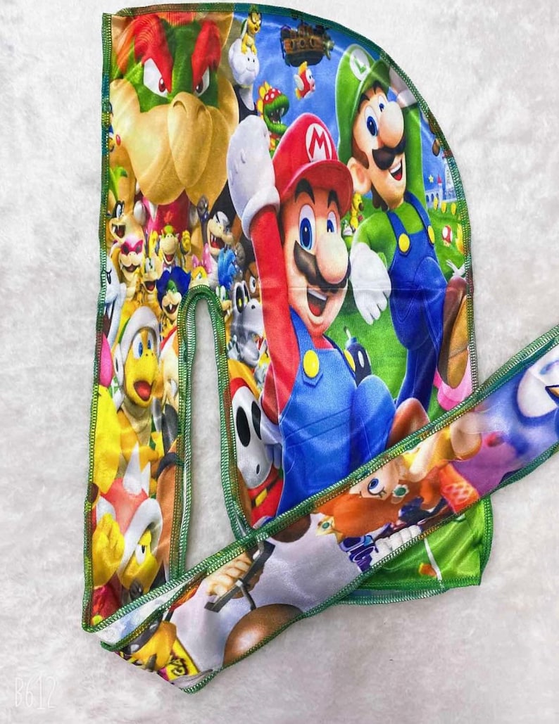 Mario Bros. Silky Durag - Etsy