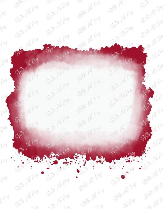 Red Splattered Bleached Background Png Digital Download - Etsy