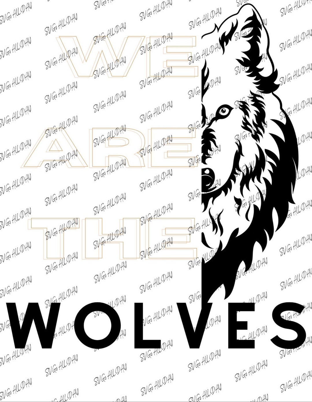 We Are the Wolves Png, We Are the Wolves Jpg, School Wolves Mascot ...