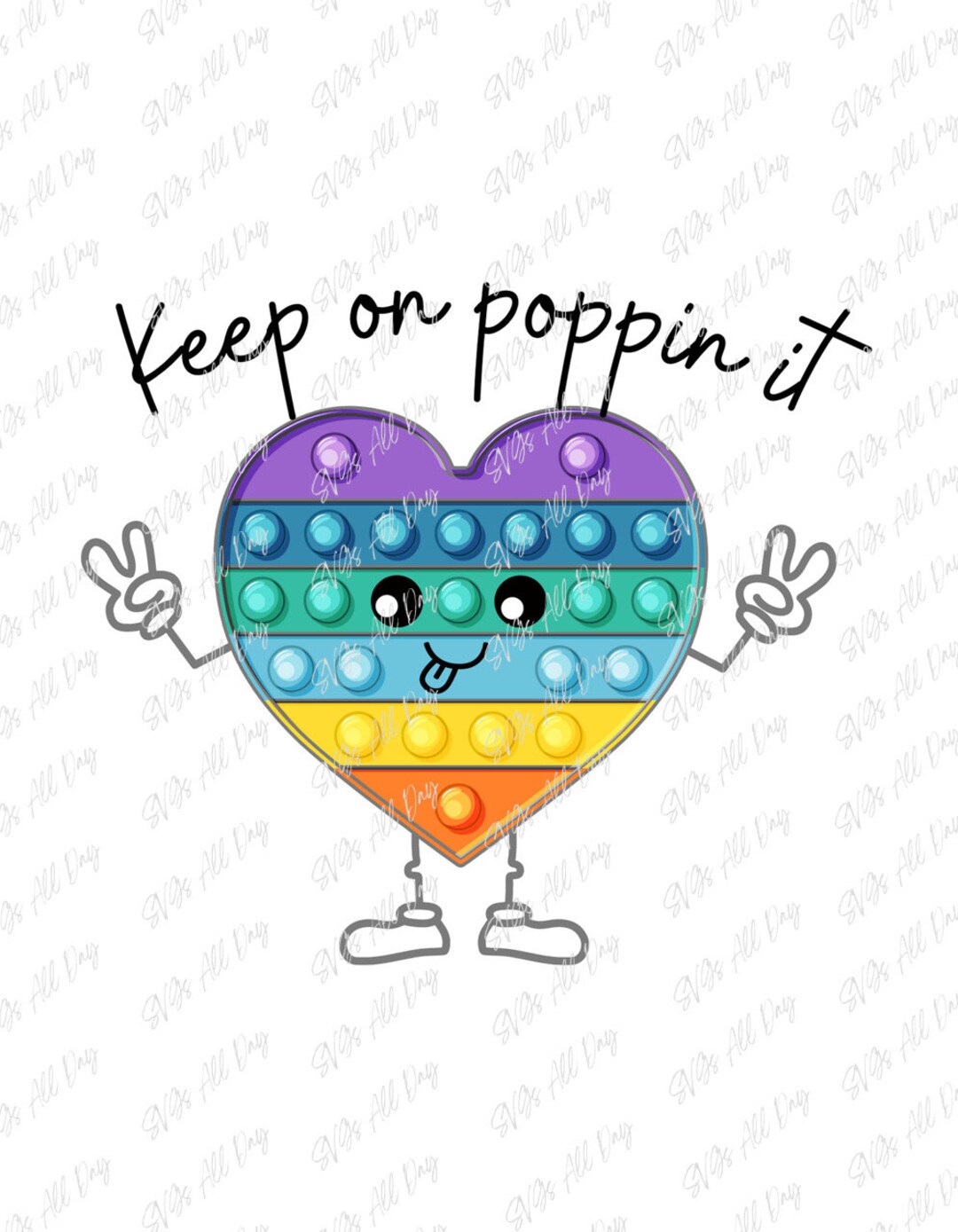 Keep on Poppin It, Pop It Download, Pop It Png, Fidget Toy Download ...