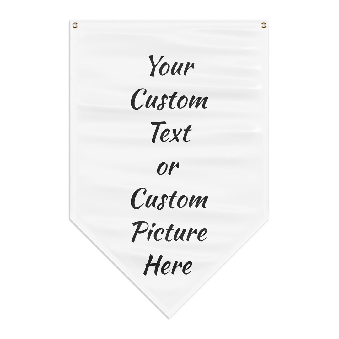 Custom Pennant Banner - Etsy