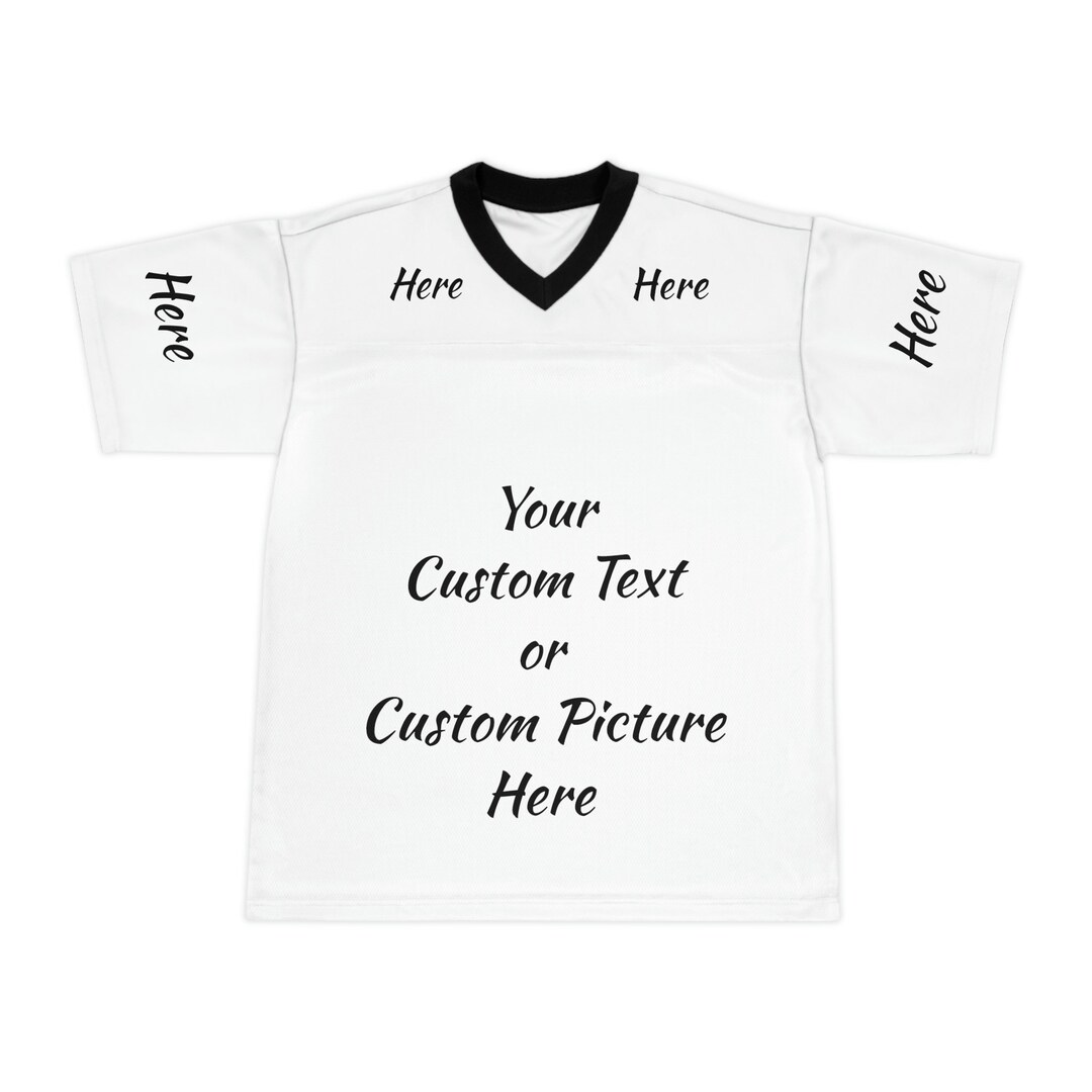 Custom Unisex Football Jersey (AOP) - Etsy