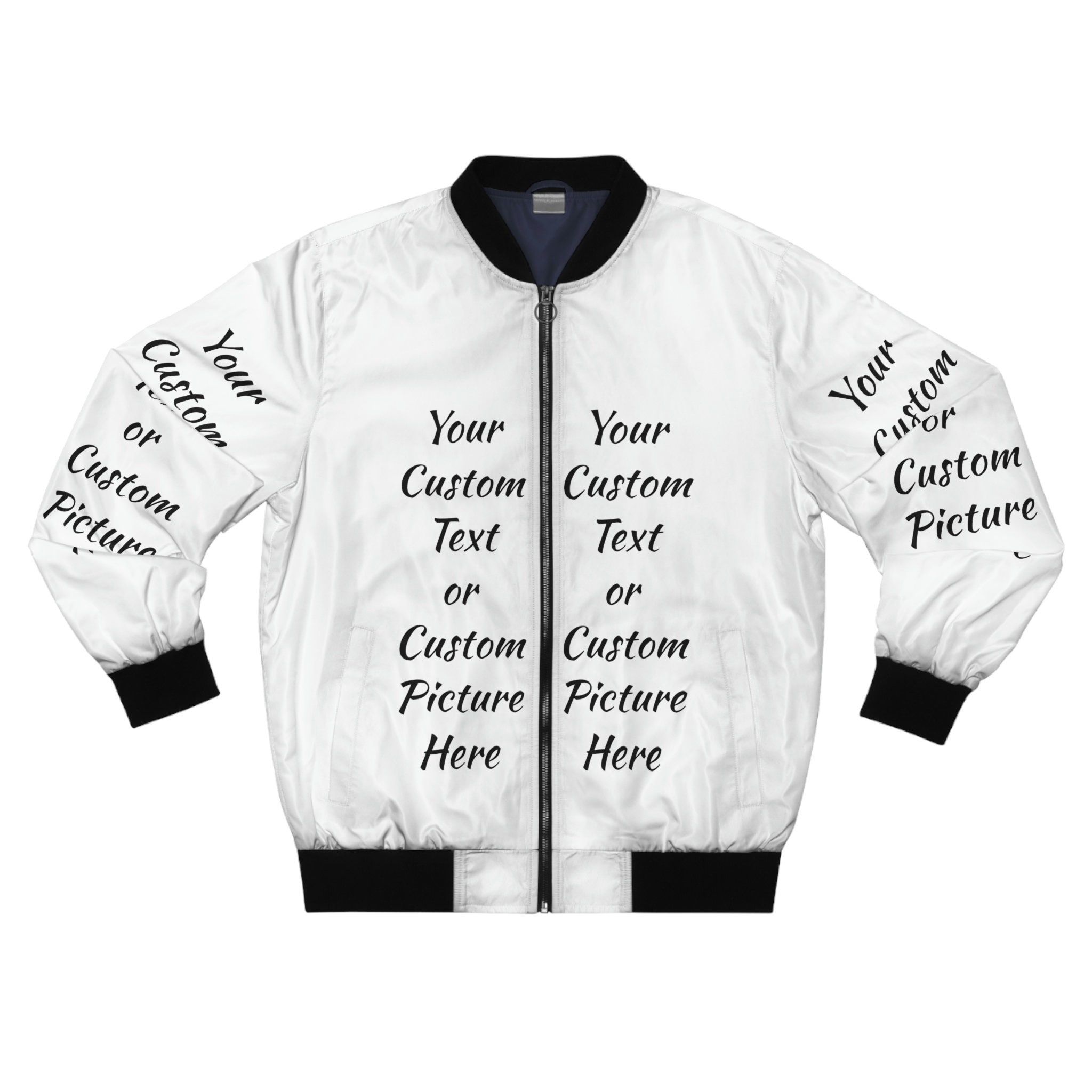 Custom Men's AOP Bomber Jacket - Etsy