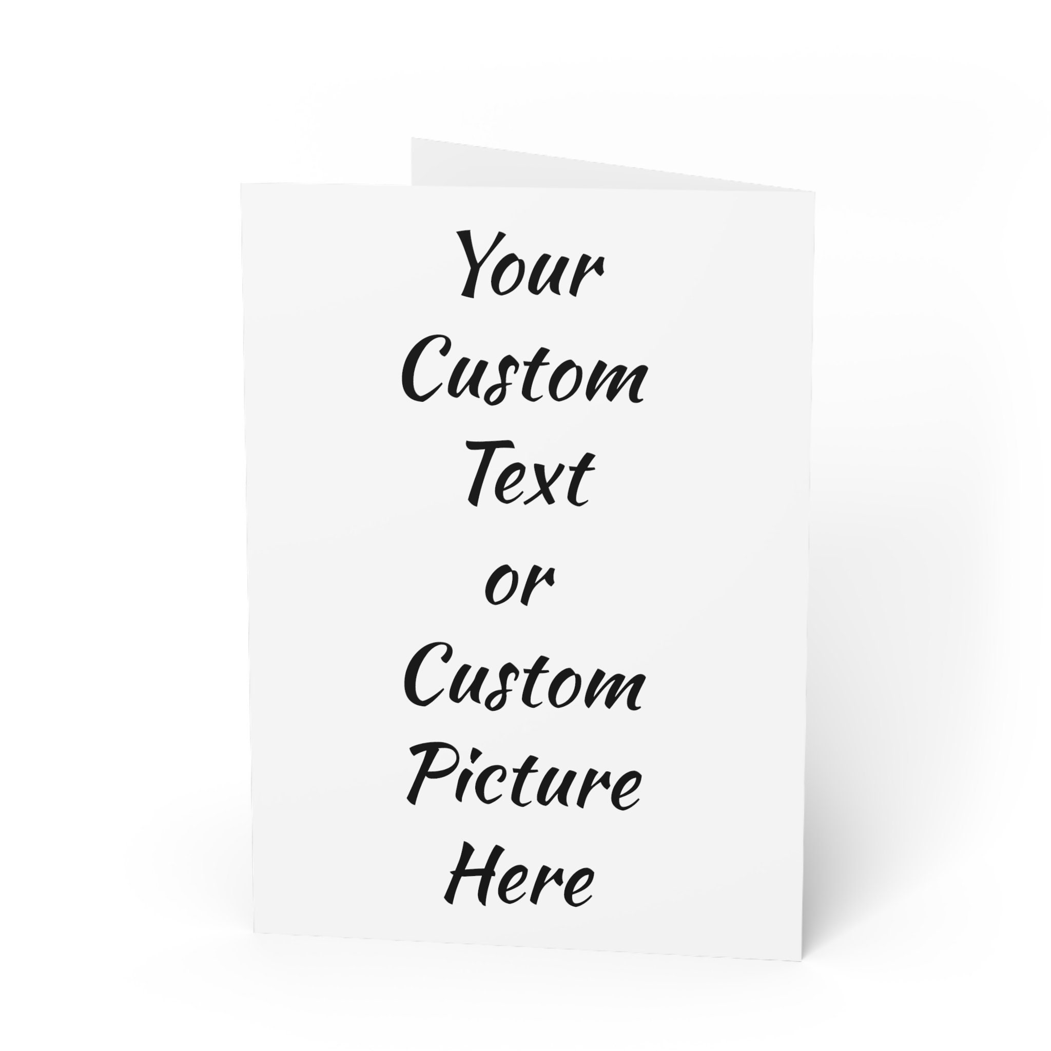 Custom Folded Greeting Cards - Etsy