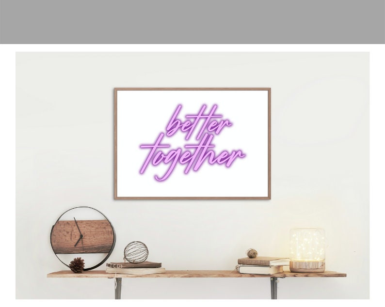 Better Together : Word Art Prints | Printable Typography - Etsy