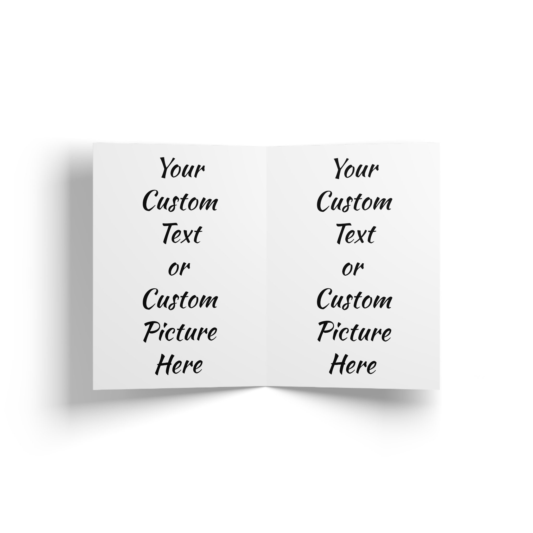 Custom Folded Greeting Cards - Etsy